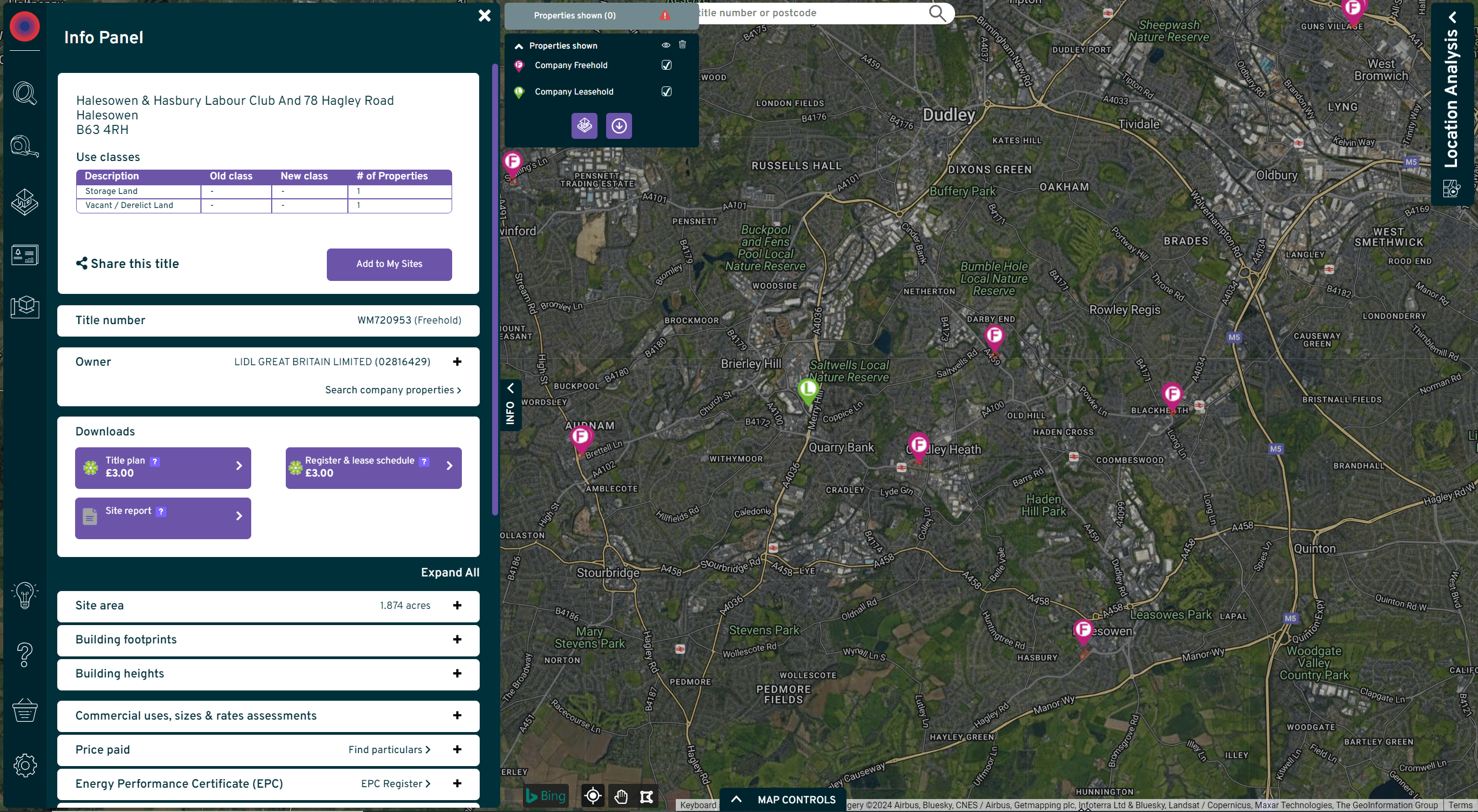 Nimbus | Feature - Info panel